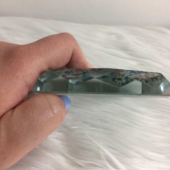 Accents | Boho Chic Floral Faceted Paperweight Decor | Poshmark